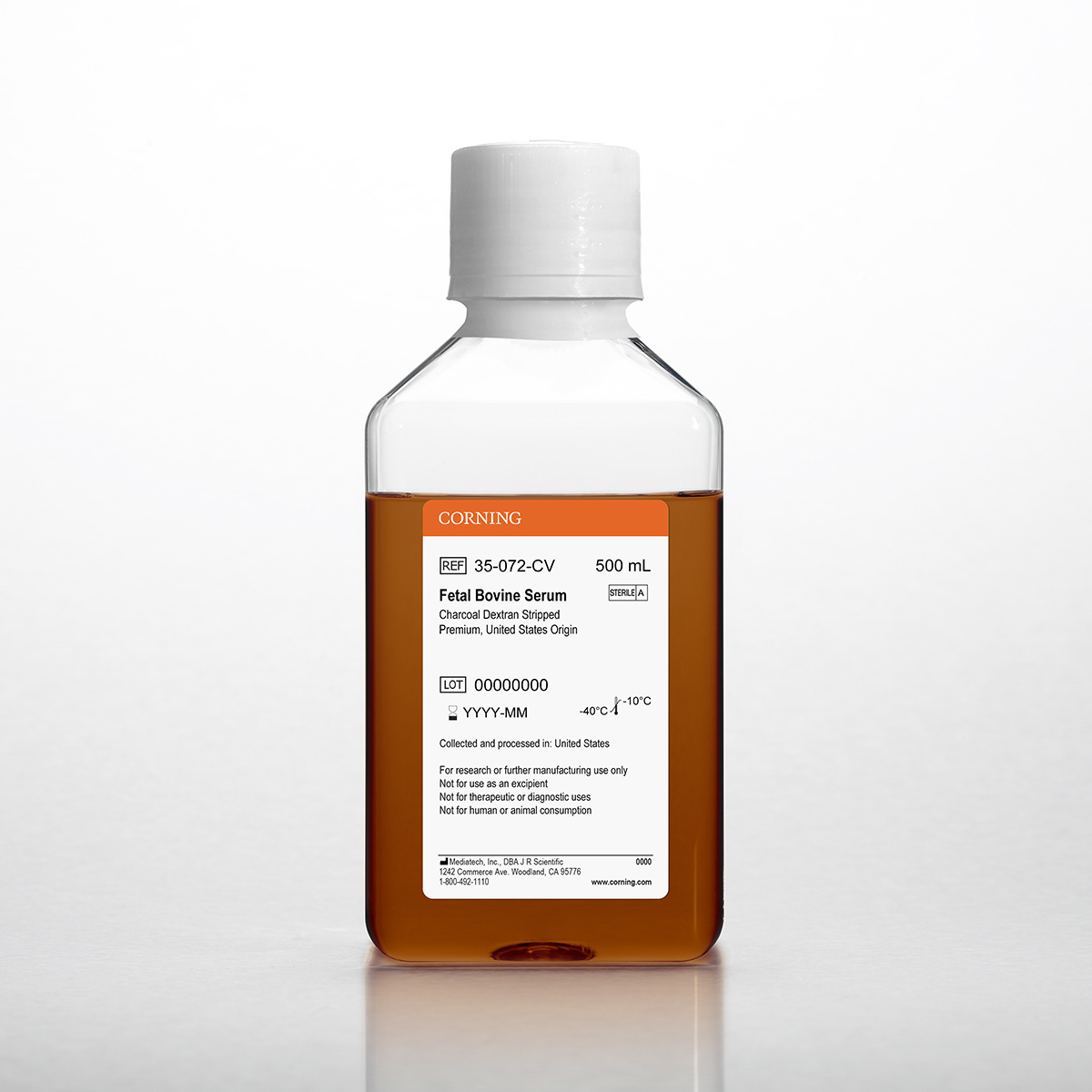 35-072-CV | Corning® Fetal Bovine Serum, 500 mL, Premium, United States ... 35-072-CV | Corning® Fetal Bovine Serum, 500 mL, Premium, United States ...