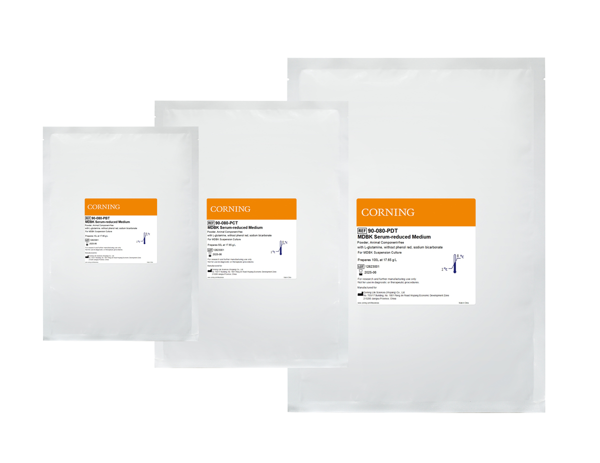 90-080-PCT | Corning® 50L MDBK Serum-reduced Medium, Powder, Animal ...