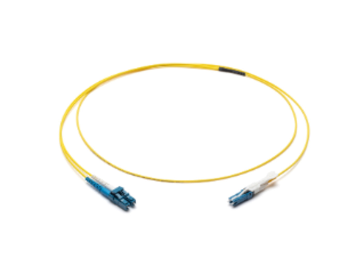 E04CU02GNZ16002M | EDGE™ 1.6 mm Single-mode Patch Cord, LSZH, CPR Dca SMF-28® Ultra OS2, LC UPC ...