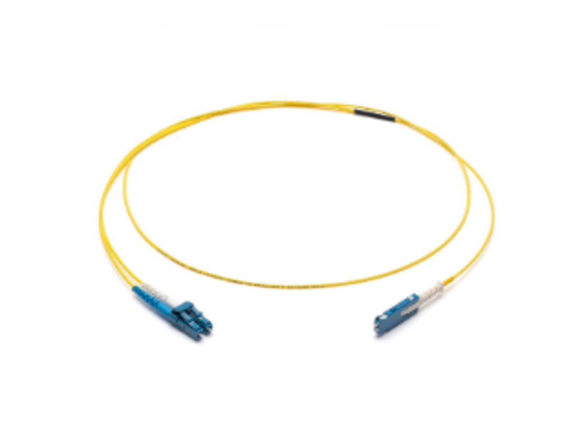 E04NU02GNZ16010M | EDGE™ 1.6 mm Patch Cord, LSZH, CPR Dca SMF-28® Ultra OS2, LC UPC Duplex LC ...