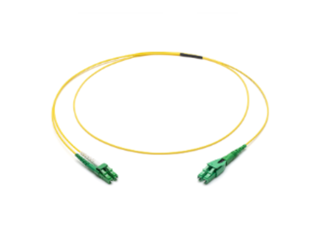 E188002GNZ16003M | EDGE™ 1.6 mm Patch Cord, LSZH, CPR Dca SMF-28® Ultra OS2, LC APC Duplex LC ...