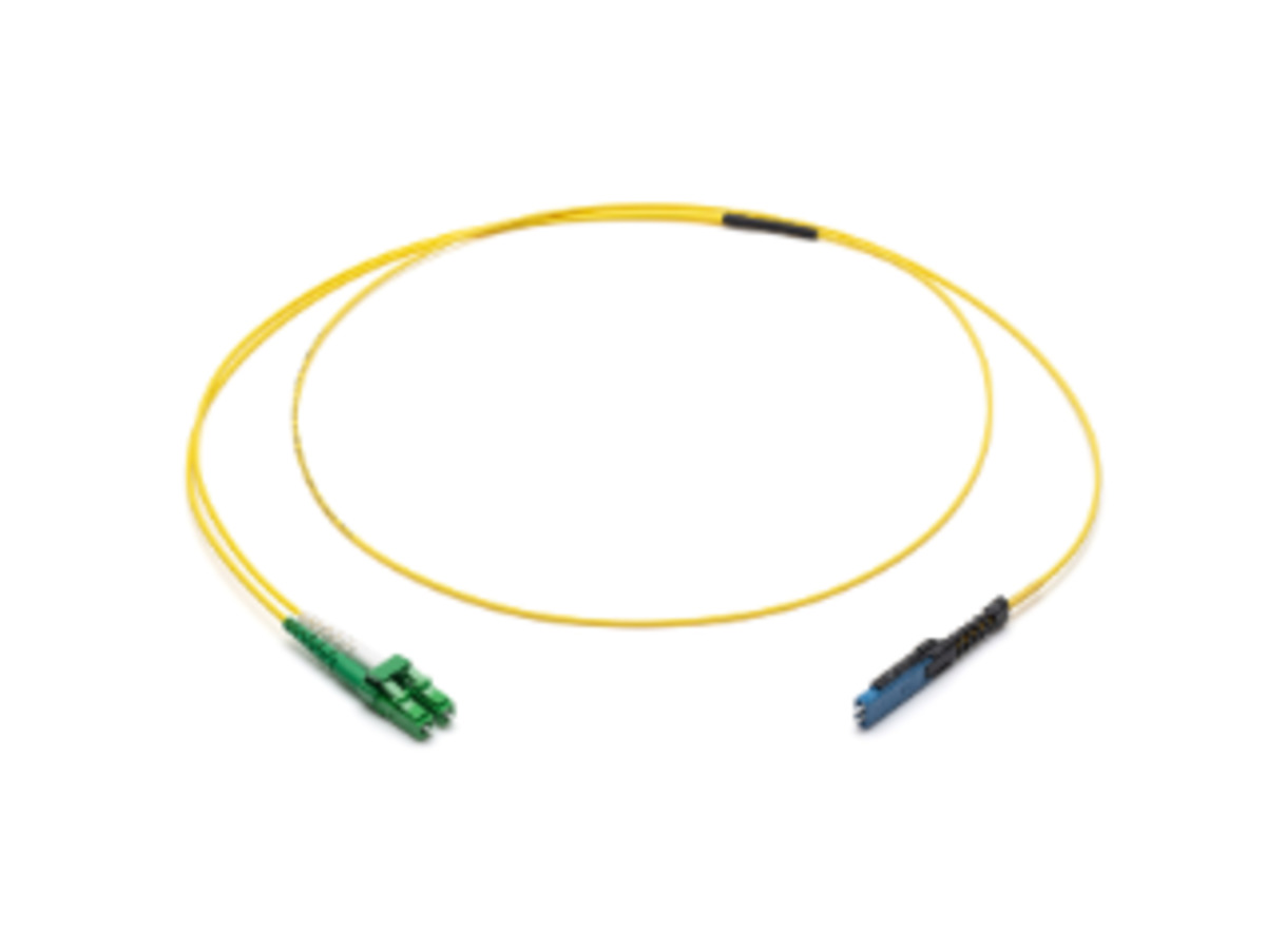 E18MU02GNZ16002M | EDGE™ 1.6 mm Single-mode Patch Cord, LSZH, CPR Dca SMF-28® Ultra OS2, LC APC ...