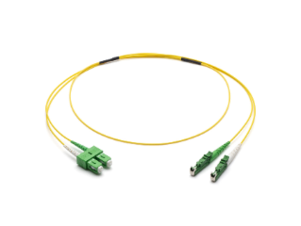 E66LA02GNZ16003M | EDGE™ 1.6 mm Single-mode Patch Cord, LSZH, CPR Dca SMF-28® Ultra OS2, SC APC ...
