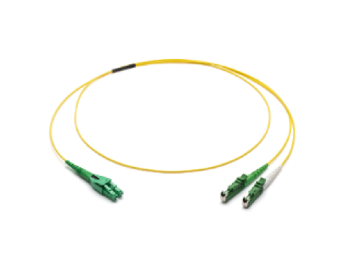 E80LA02GNZ16010M | EDGE™ 1.6 mm Single-mode Patch Cord, LSZH, CPR Dca SMF-28® Ultra OS2, LC APC ...
