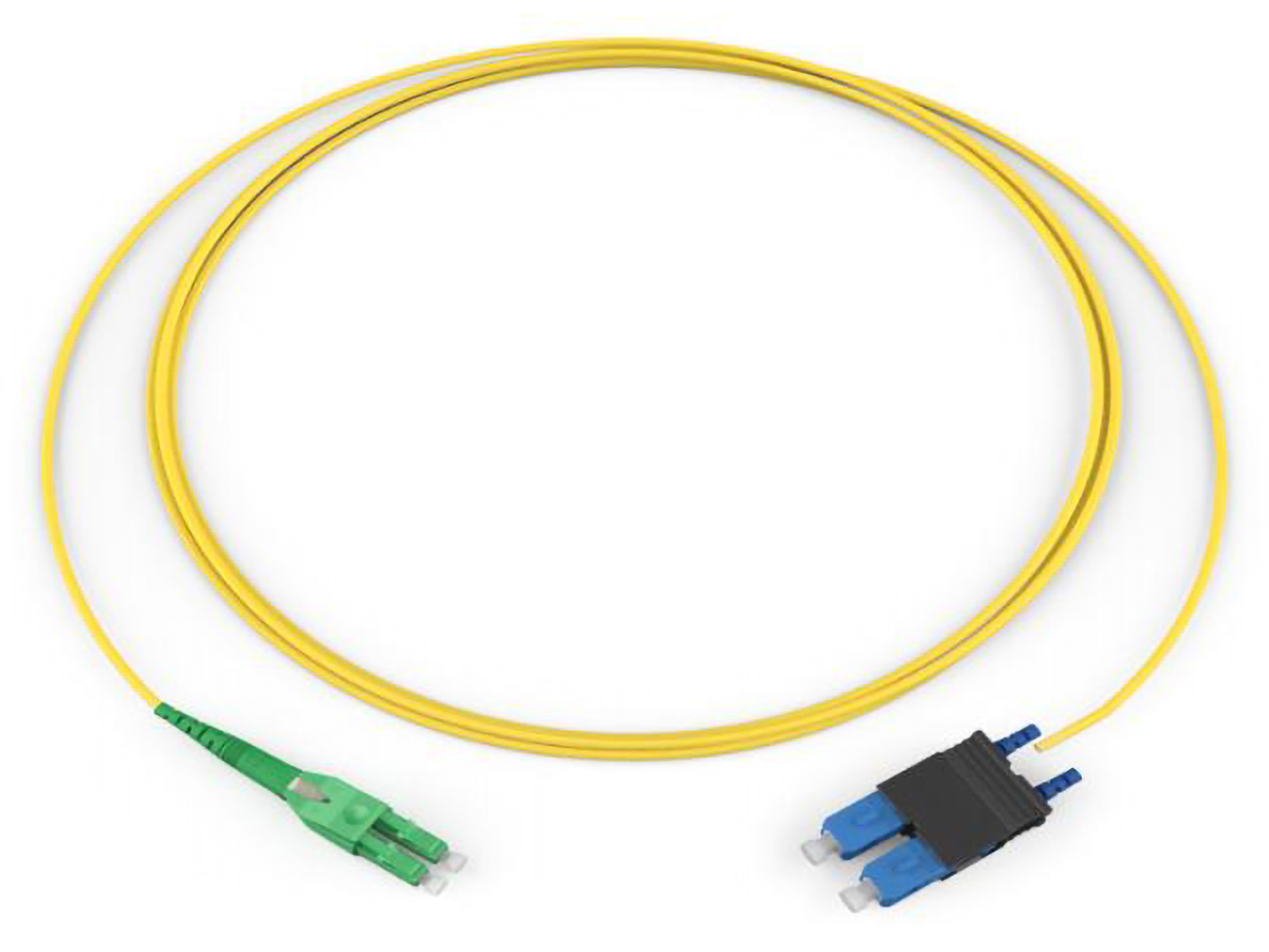 E80MU02GNZ16002M | EDGE™ 1.6 mm Single-mode Patch Cord, LSZH, CPR Dca SMF-28® Ultra OS2, LC APC ...