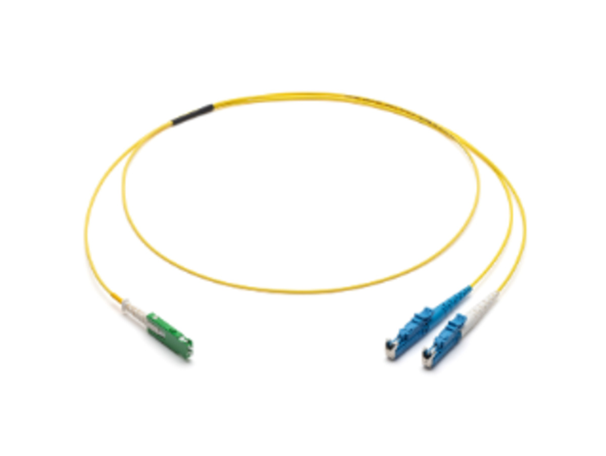 ELUNA02GNZ16003M | EDGE™ 1.6 mm Single-mode Patch Cord, LSZH, CPR Dca SMF-28® Ultra OS2, LSH UPC ...