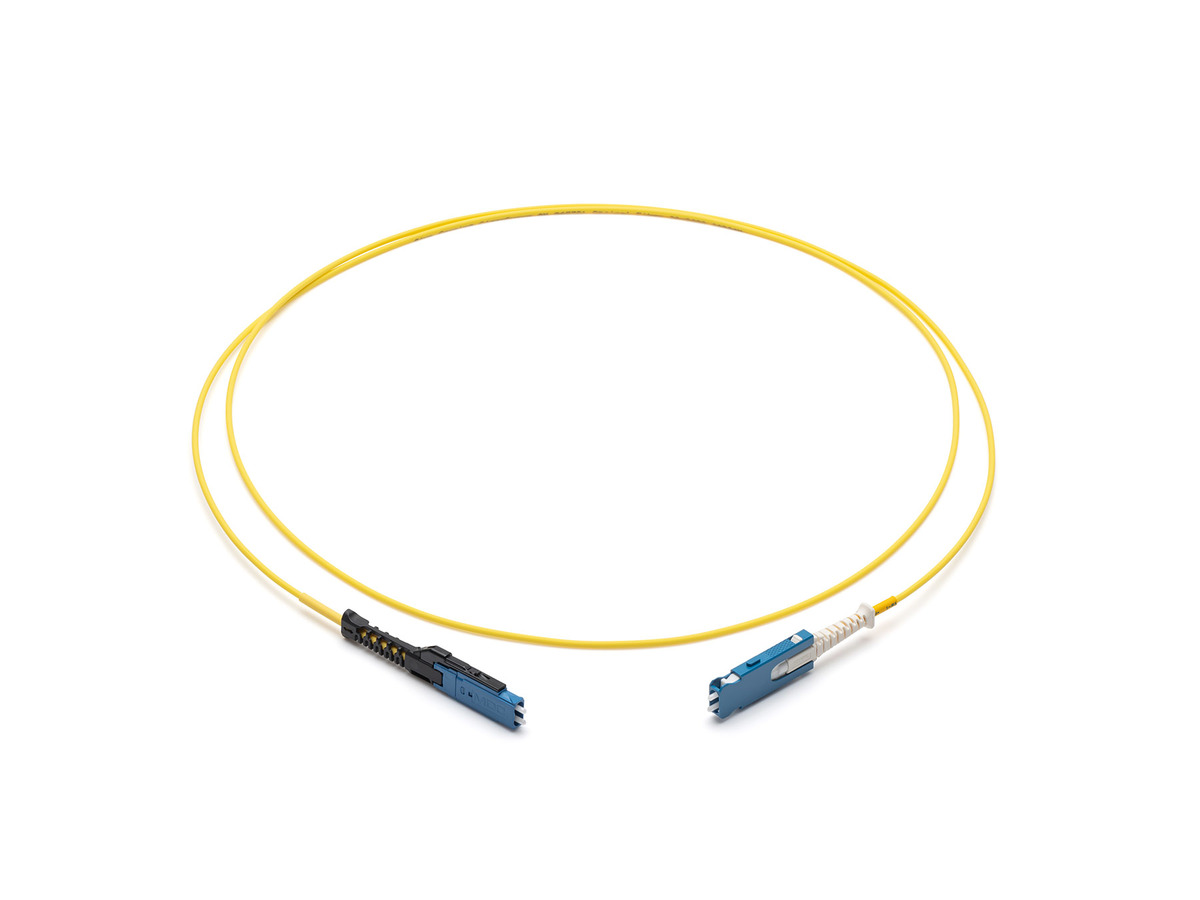 EMUNU02GNZ16001M | EDGE™ 1.6 mm Single-mode Patch Cord, LSZH, CPR Dca SMF-28® Ultra OS2, MDC UPC ...