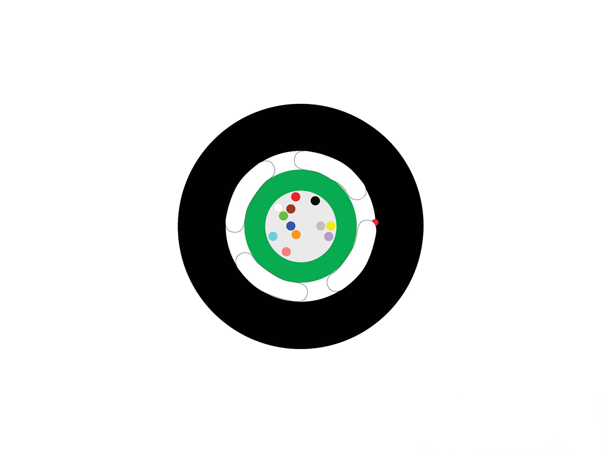 012TEU-23198D2G | FREEDM® Gel-free Central Tube Indoor Outdoor Cable ...