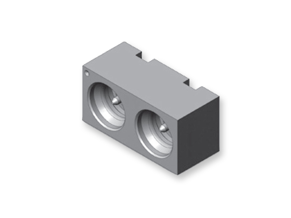 S036-T45-06 | G4PO Male Multiposition Block 2-Position Surface Mount ...