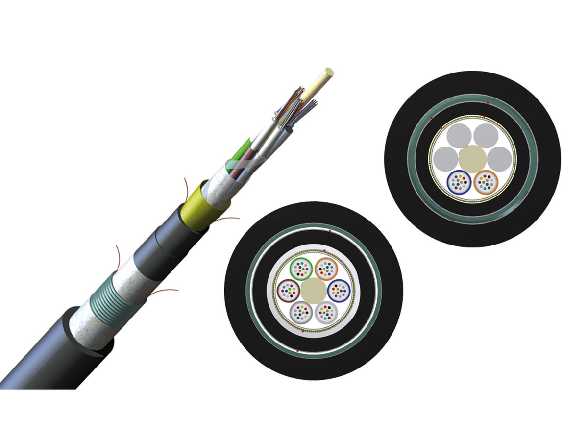 Indoor/Outdoor Oil Resistant Armoured Cable | Corning