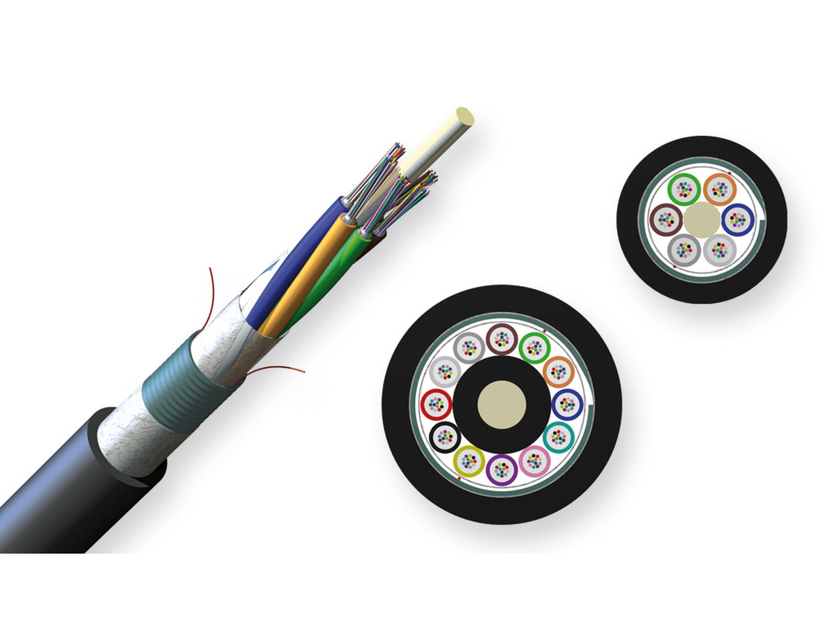 288ERY-T3122H2G | Loose Tube Steel Armor Indoor/Outdoor Cable | Corning
