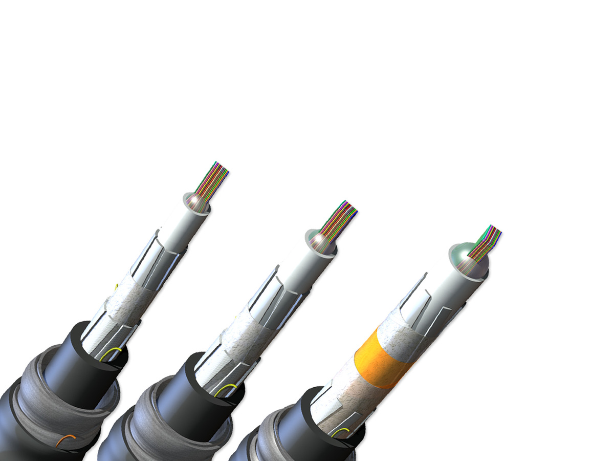 LSZH Ribbon Interlocking Armored Gel-Filled Cable | Corning