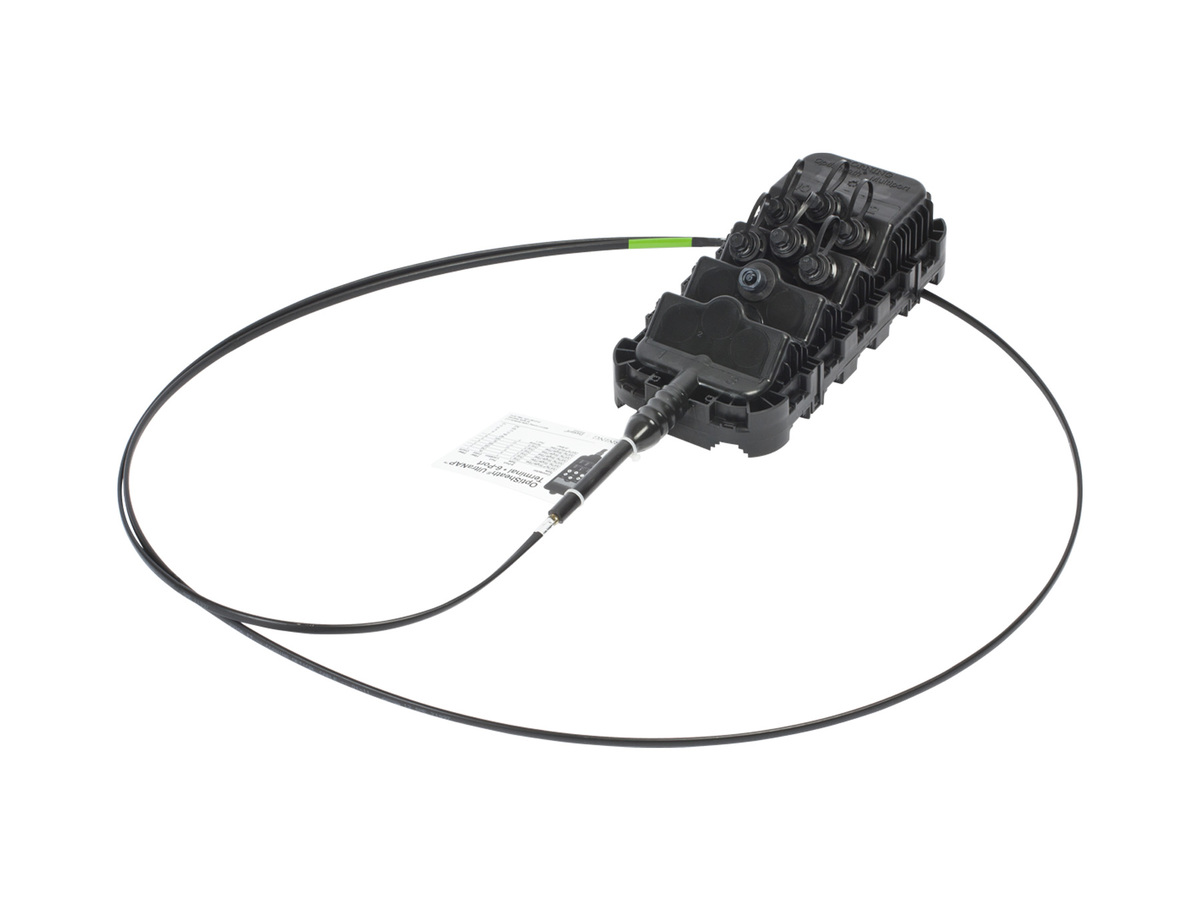 S100774406EB4250FP | OptiSheath® UltraNAP™ Terminal, stub end, 6 port Single-mode (OS2), 250 ft ...