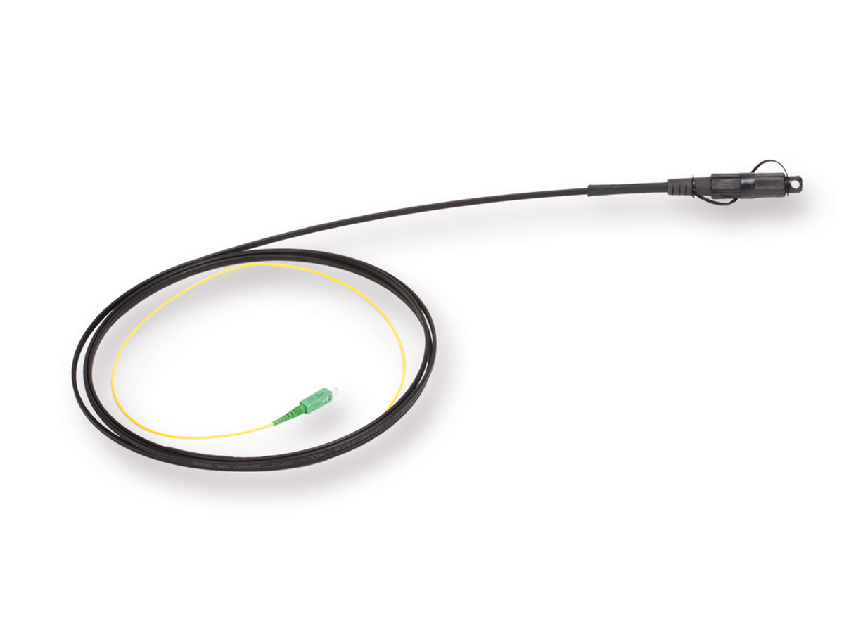 OptiTap® 1F, OptiTap to SC APC Connector, Heat-shrink, Pulling Grip ...