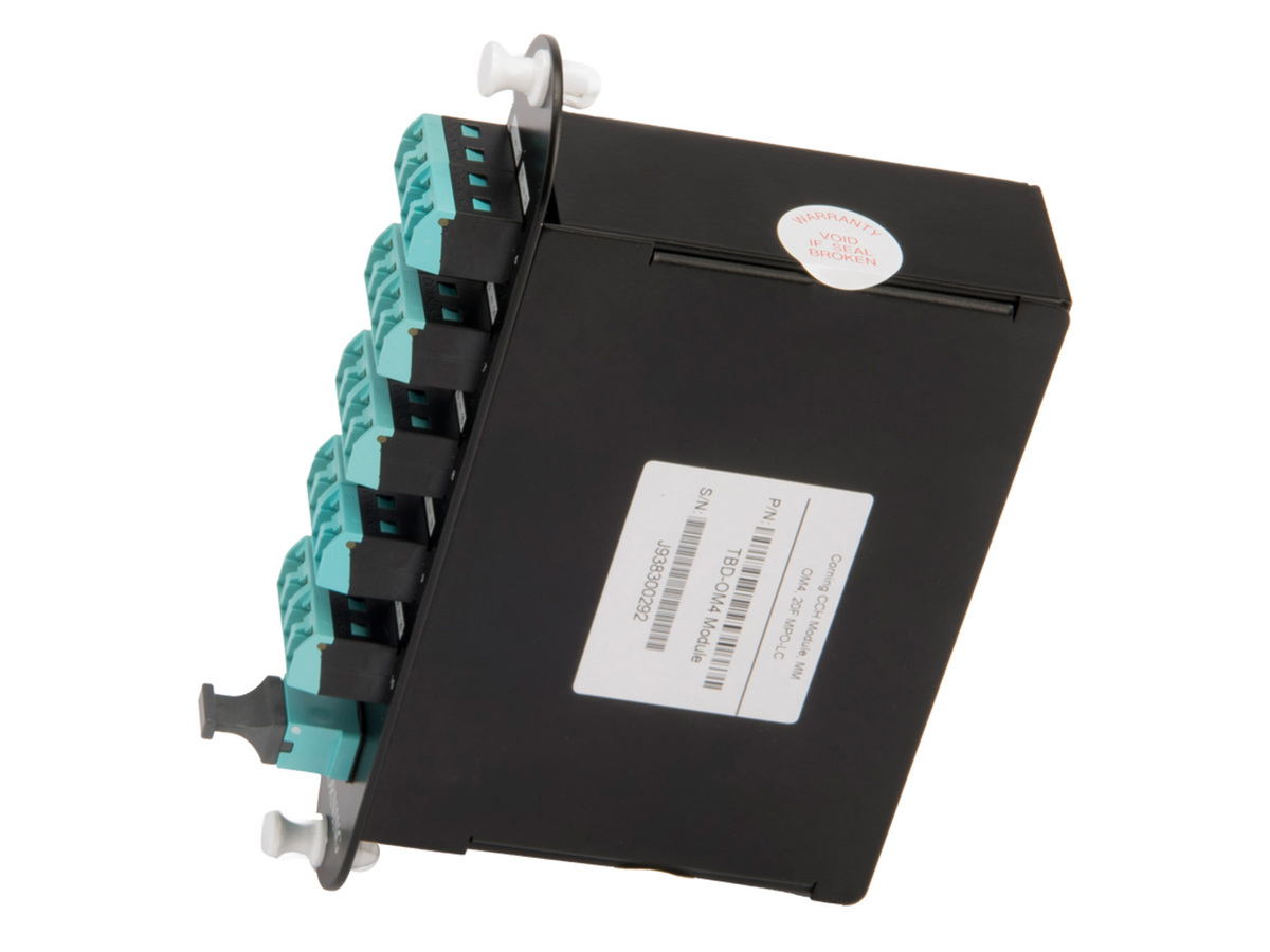 CCH-BM20-05-A7Q | Plug and Play™ Breakout Module 20 F, Shuttered LC to 24f MTP®, 50 µm multimode ...