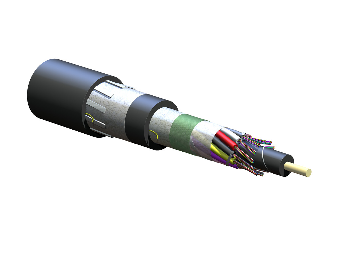 144ZUK-T4601D20 | Riser LSZH™ Indoor/Outdoor, Loose Tube, Gel-Free ...