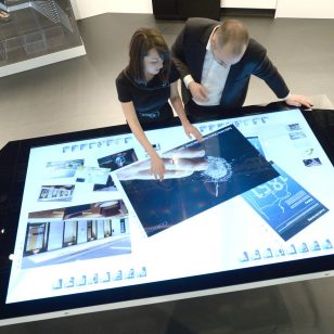 Collaboration Surface Interactive Table | Precision Glass | Corning