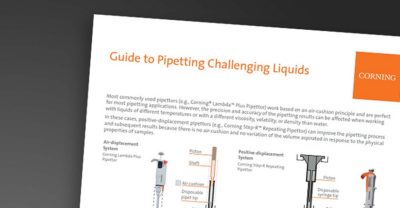 Corning® Lambda™ EliteTouch™ Pipettors | Laboratory Equipment | Corning