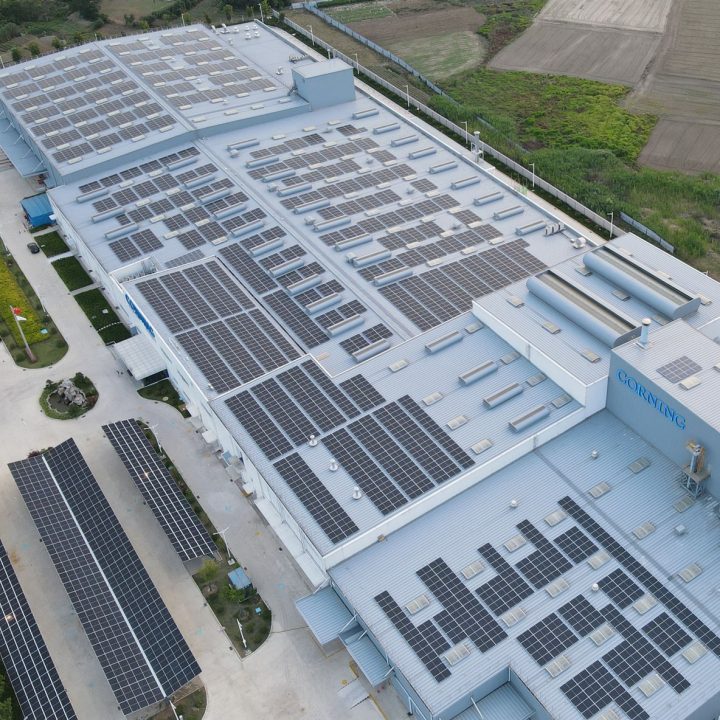 Corning’s Pharmaceutical Glass Plant Shines with Solar Energy