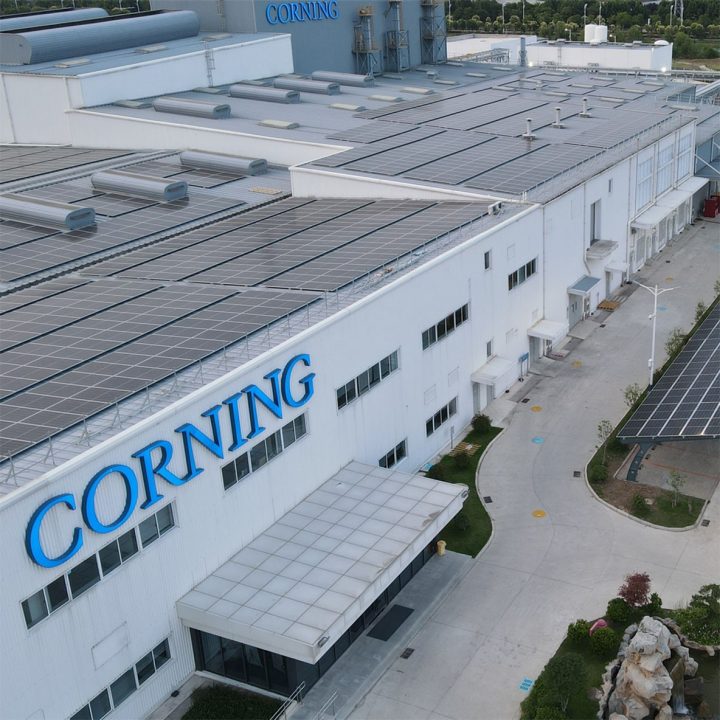 Corning’s Pharmaceutical Glass Plant Shines with Solar Energy