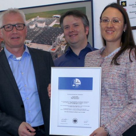 Kaiserslautern Plant receives Occupational Health and Safety Award by VBG