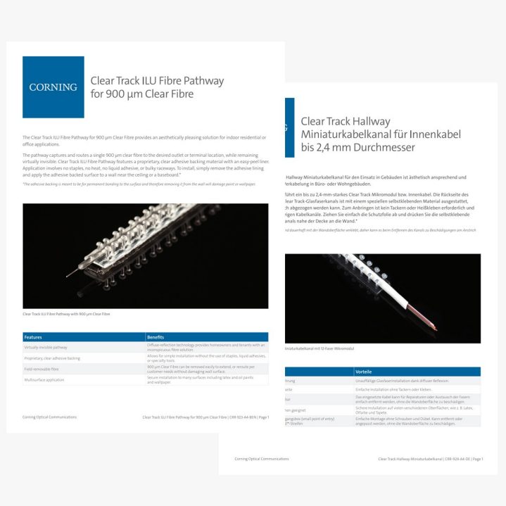 Clear Track simplifies your MDU Installation | Corning